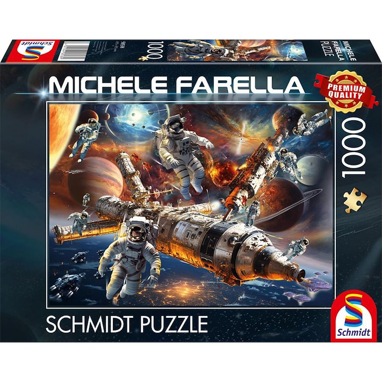 Schmidt puzzle 1000 pcs Michele Farella Magical Star Worlds, Weightless in Space 58538