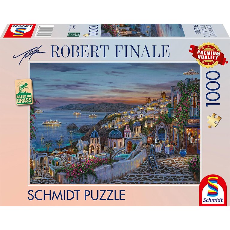 Schmidt puzzle 1000 pcs Robert Finale Santorini Sunset 58647