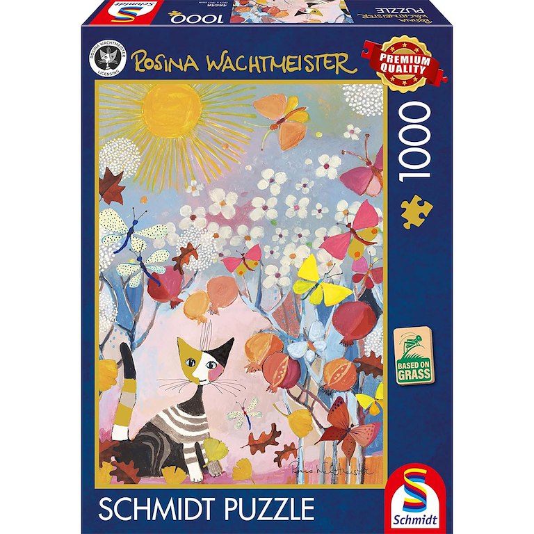 Schmidt puzzle 1000 pcs Rosina Wachtmeister Striped Kitten 58658