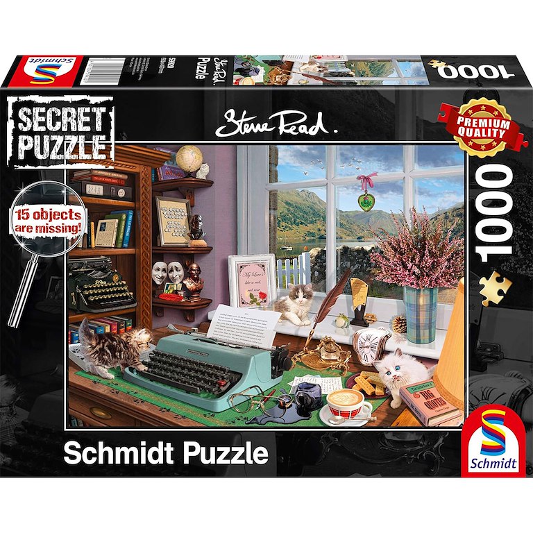 Schmidt puzzle 1000 pcs Steve Read Secret Puzzle At the Desk 59920