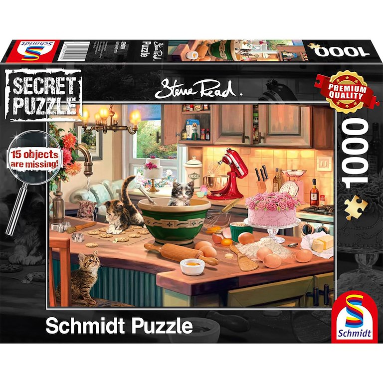 Schmidt puzzle 1000 pcs Steve Read Secret Puzzle At the Kitchen Table 59919