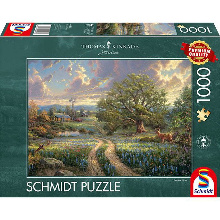 Schmidt puzzle 1000 pcs Thomas Kinkade Country Living 58461