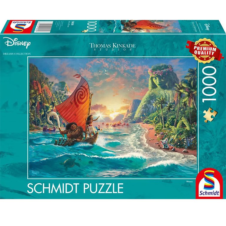 Schmidt puzzle 1000 pcs Thomas Kinkade Disney Moana, Moana 58030
