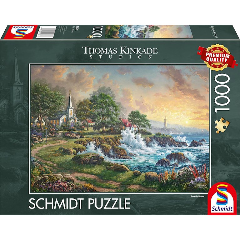 Schmidt puzzle 1000 pcs Thomas Kinkade Seaside Heaven 58628