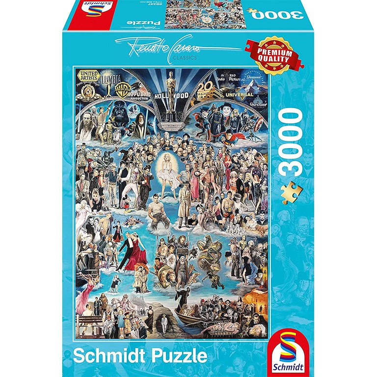 Schmidt puzzle 3000 pcs Renato Casaro Hollywood XXL 59347