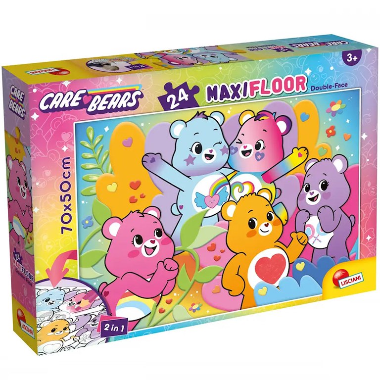 Slagalica Puzzle Lisciani 24pcs MaxiFloor Care Bears 116881