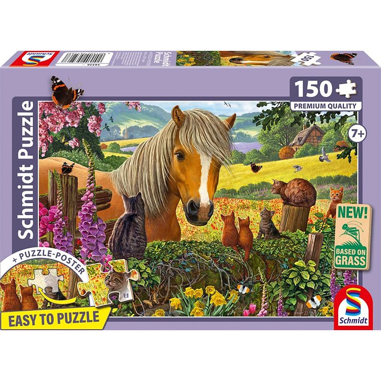 Schmidt puzzle 150pcs Sweet Visit to the Paddock 56526