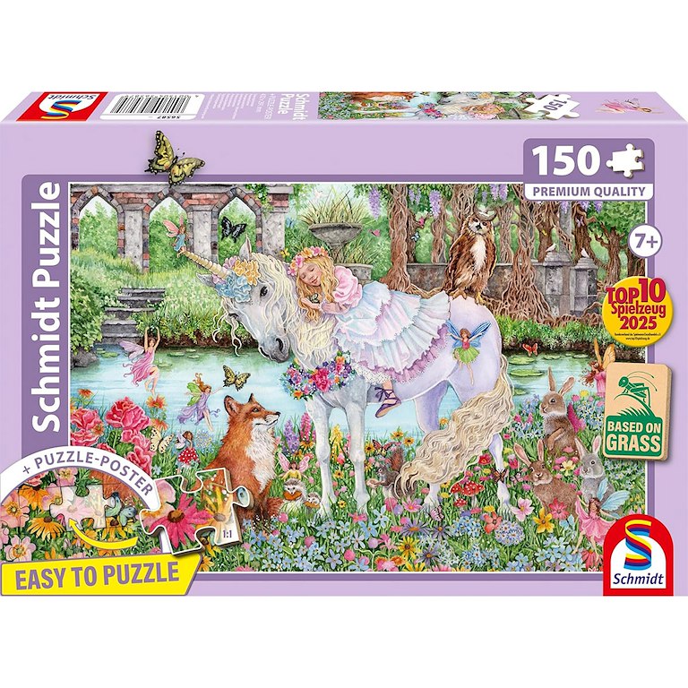 Schmidt puzzle 150pcs Unicorn Princess Princeza jednorog 56587