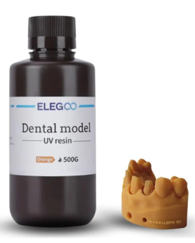 ELEGOO Smola za 3D štampače Resin Elegoo Dental Model UV, Narandžasta