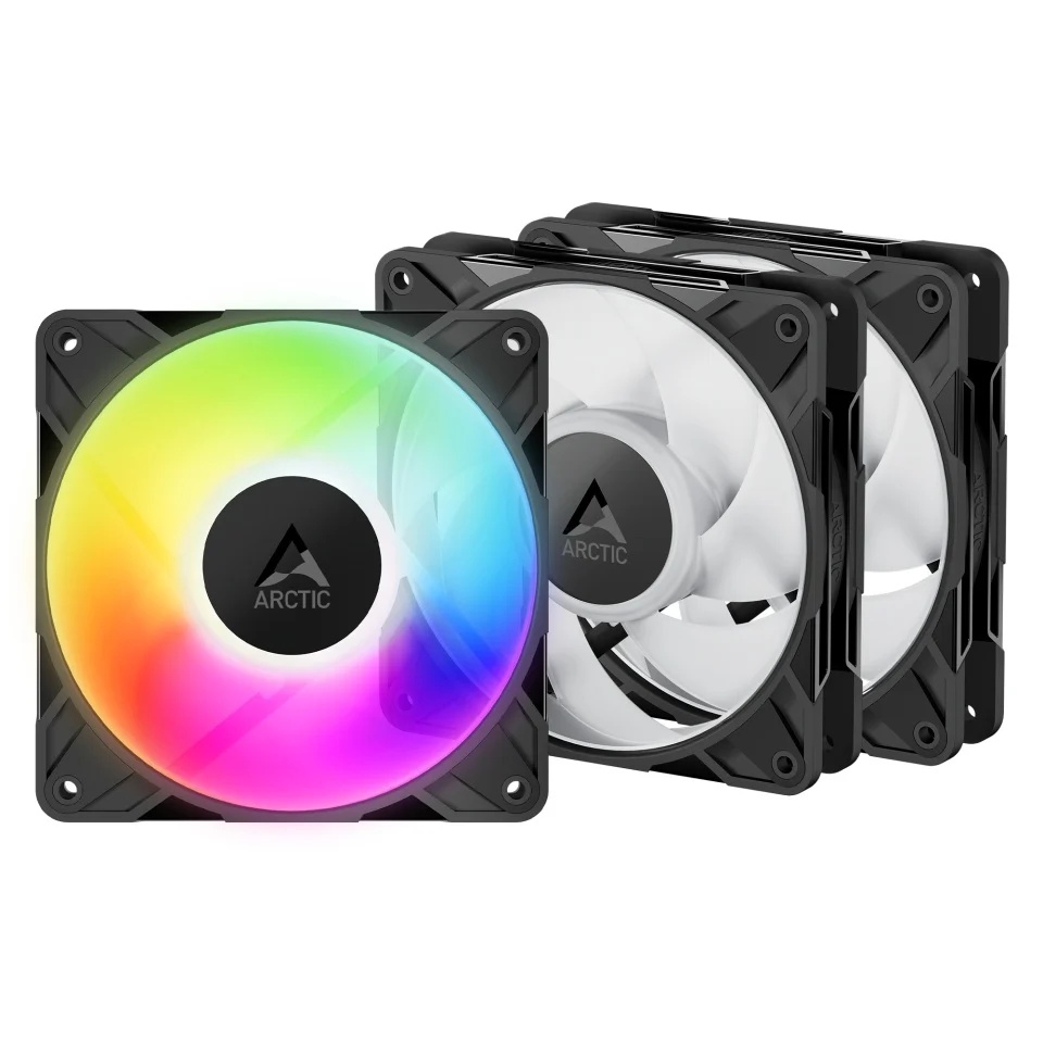 Ventilatori za kućište Arctic P12 Pro A-RGB LN - 3 Pack, 120 mm A-RGB PWM Fan with Cable Splitter, ACFAN00347A