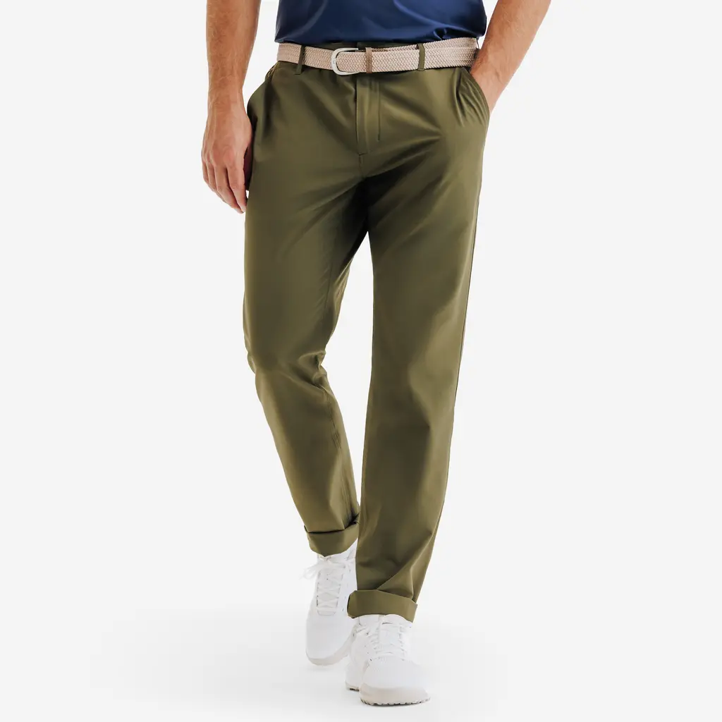 Zelene pantalone za golf WW500 muške
