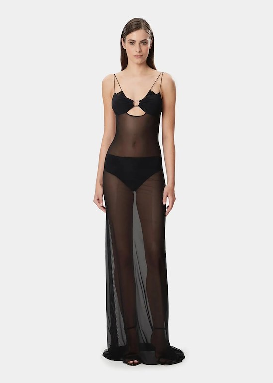 AMAZUIN GRETA SHEER DEEP BLACK