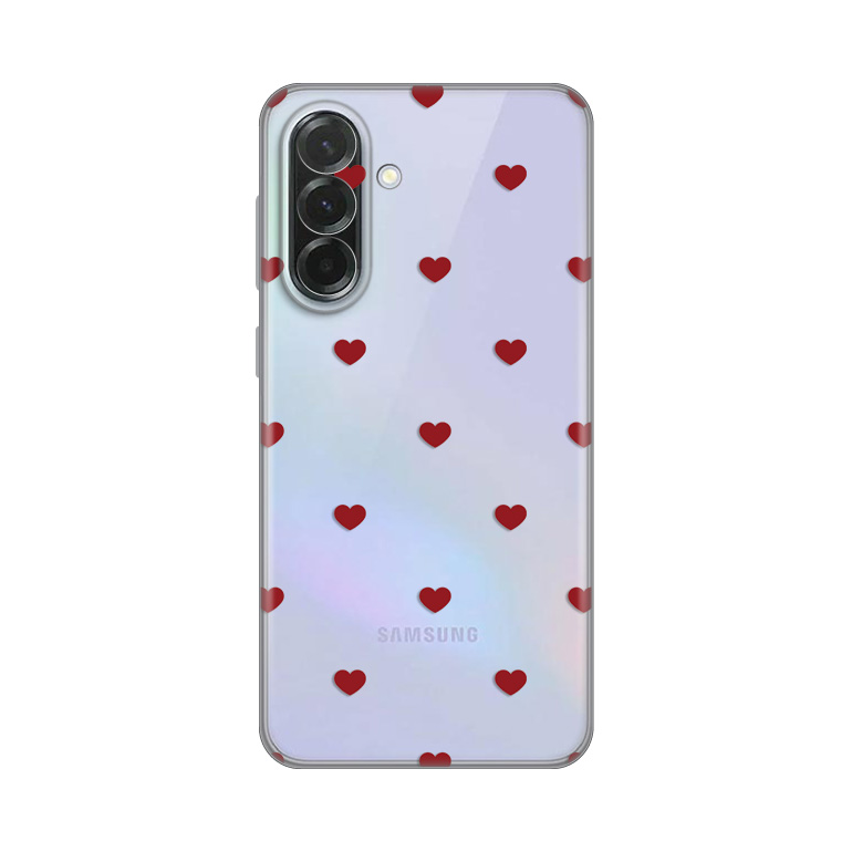 Zastitna silikonska maska (futrola) PRINT - Samsung A376 Galaxy A37 5G Red Hearts