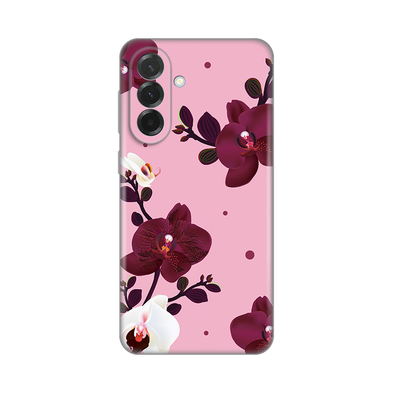 Zastitna ultra tanka (skin) maska / futrola PRINT - Samsung A376 Galaxy A37 5G Pink Orchid