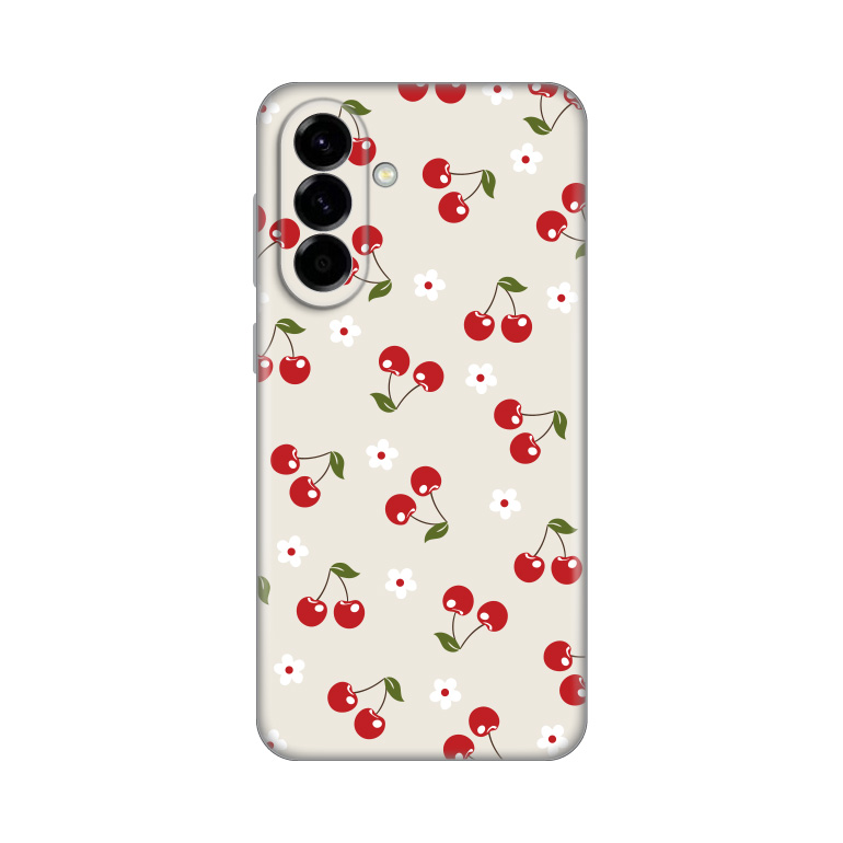 Zastitna silikonska maska (futrola) PRINT - Samsung A576 Galaxy A57 5G Cherry and Flowers