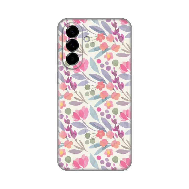 Zastitna silikonska maska (futrola) PRINT - Samsung A576 Galaxy A57 5G Watercolor Flowers