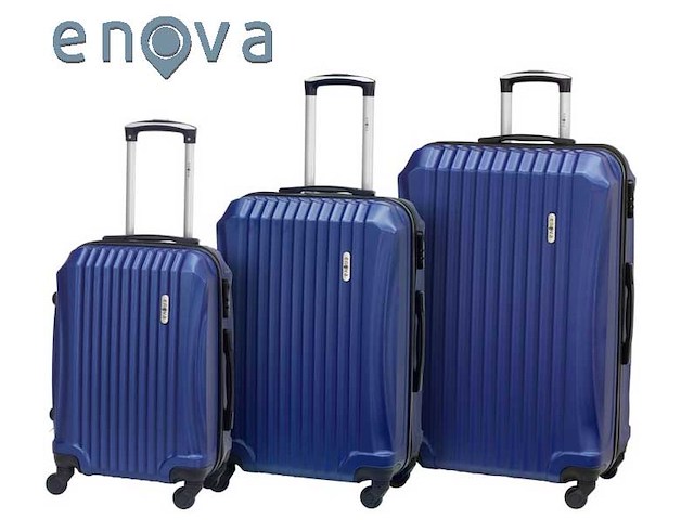 Set ABS kofera Enova Sevilla Teget 55cm-65cm-75cm 514240