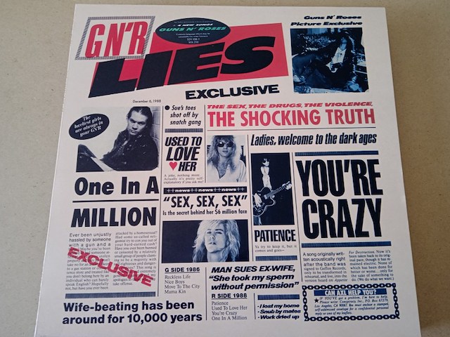 Guns N` Roses - Lies, Original, Germany Press, Novo