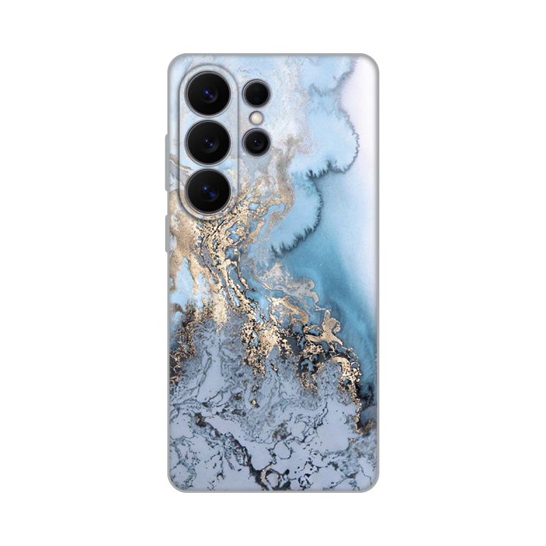 Zastitna silikonska maska (futrola) PRINT - Samsung S948 Galaxy S26 Ultra Blue Gold Marble