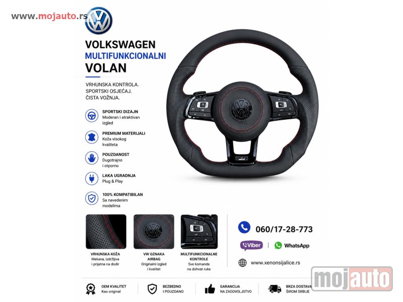 Volan vw golf 6,golf 7,passat b7,passat b8,polo,tiguan
