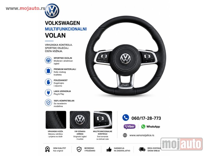 Volan vw golf 6,golf 7,passat b7,passat b8,polo,tiguan