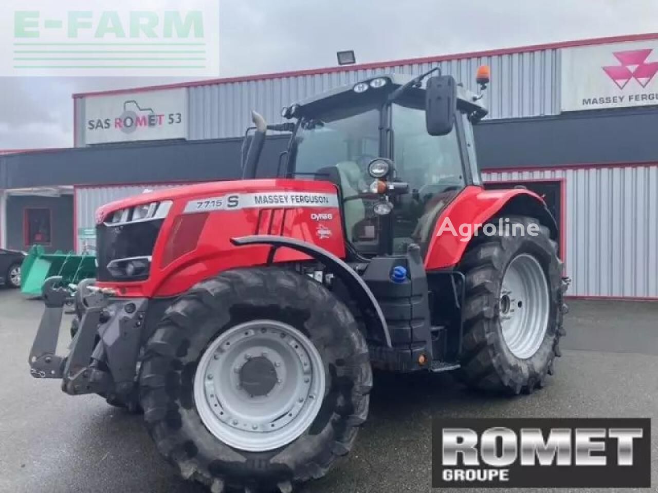 Massey Ferguson 7715 s d6 ef dx traktor točkaš