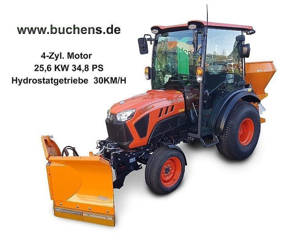 Kubota lx351 cab winterdienstpaket 2026 traktor točkaš