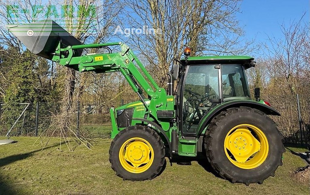 John Deere 5075e und h240 * kundenauftrag * traktor točkaš