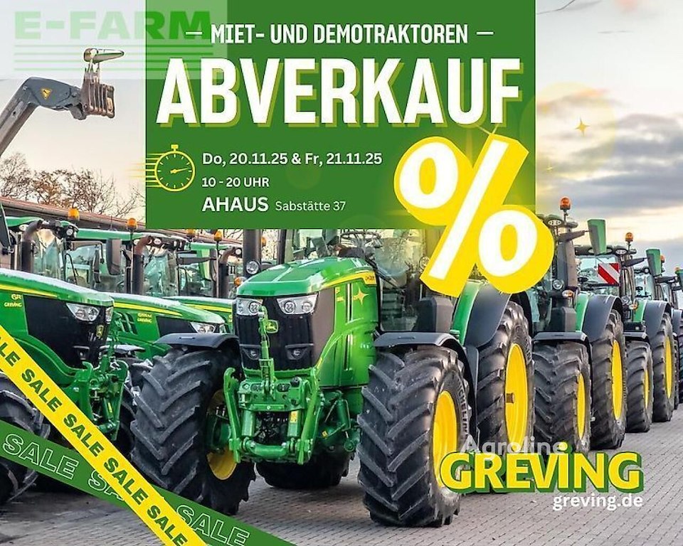 John Deere 6r175 *garantieverlängerung* traktor točkaš