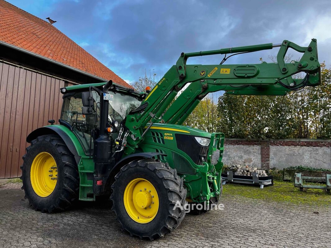John Deere 6155R + 663R traktor točkaš