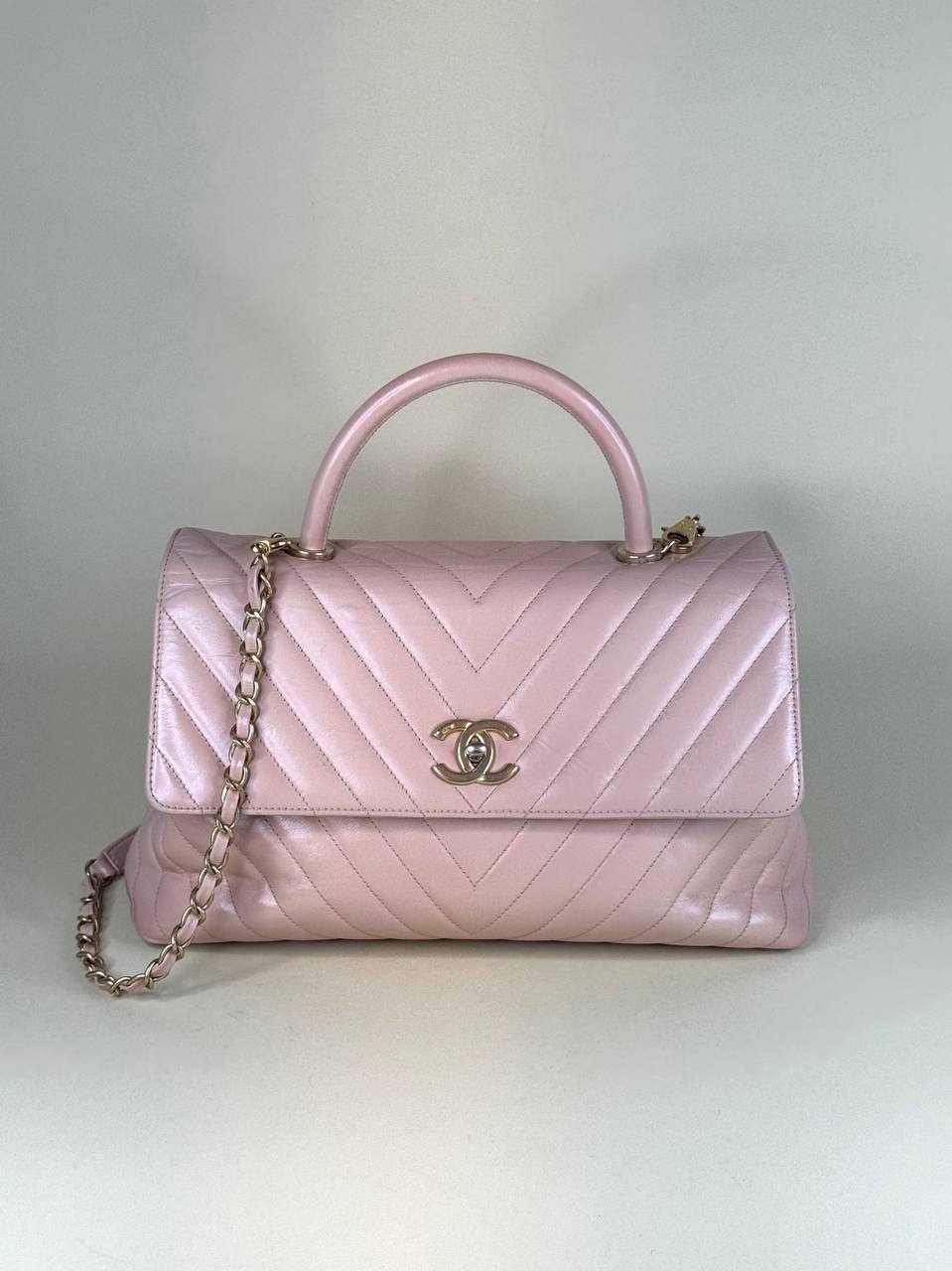 Chanel Small Coco Top Handle Flap Bag