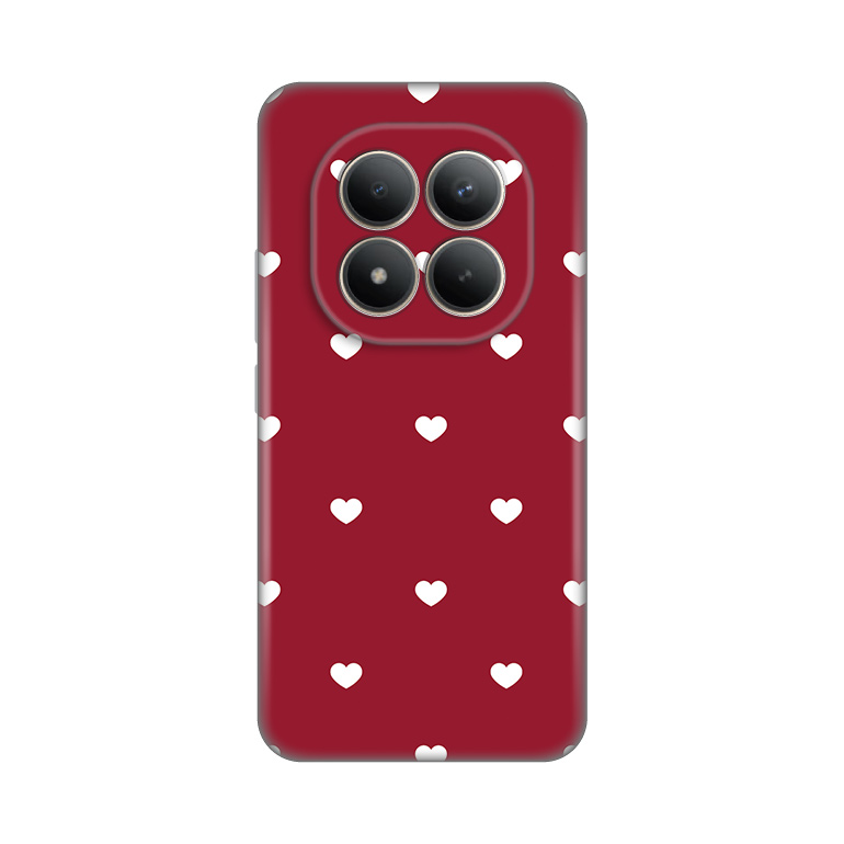 Zastitna ultra tanka (skin) maska / futrola PRINT - Xiaomi Redmi Note 15 Pro Plus 5G Burgundy Hearts