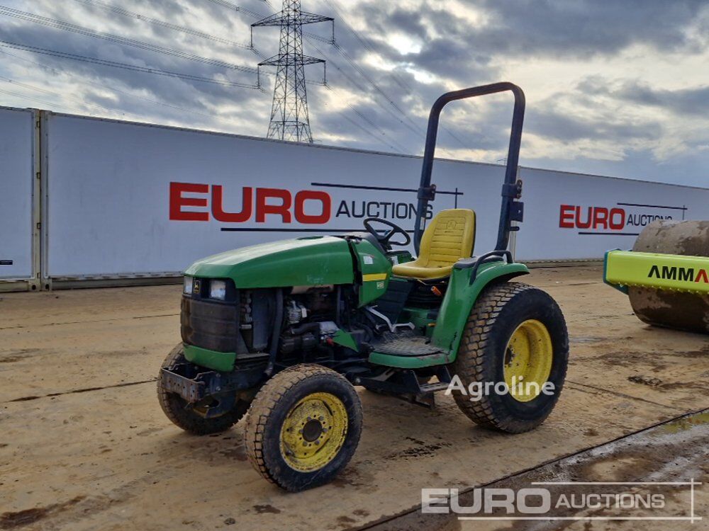 Prodaje se John Deere 4WD Compact Tractor, Spool Valve, Roll Bar mini traktor na aukciji