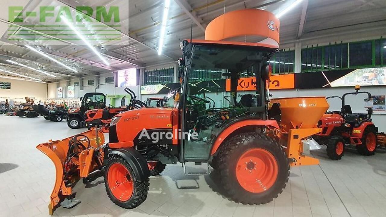 Kubota b2-261 h cab winterdienstpaket mini traktor