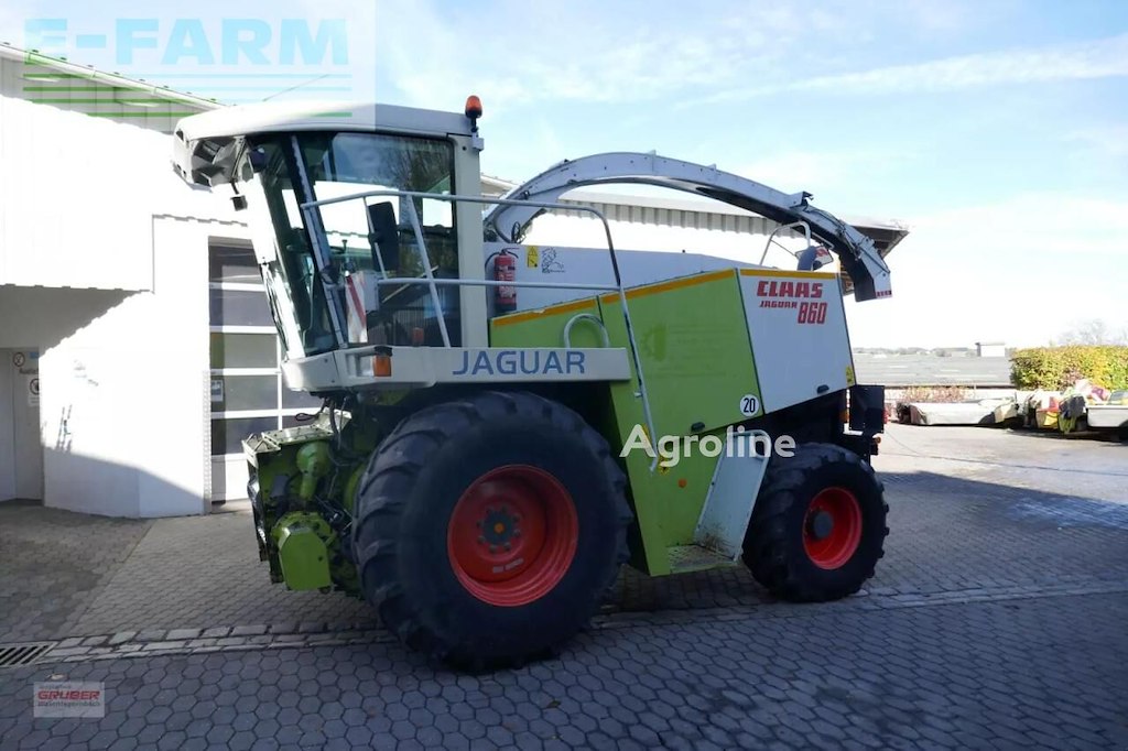 Claas jaguar 860 inkl. orbis 600 und pu 300 hd krmni kombajn