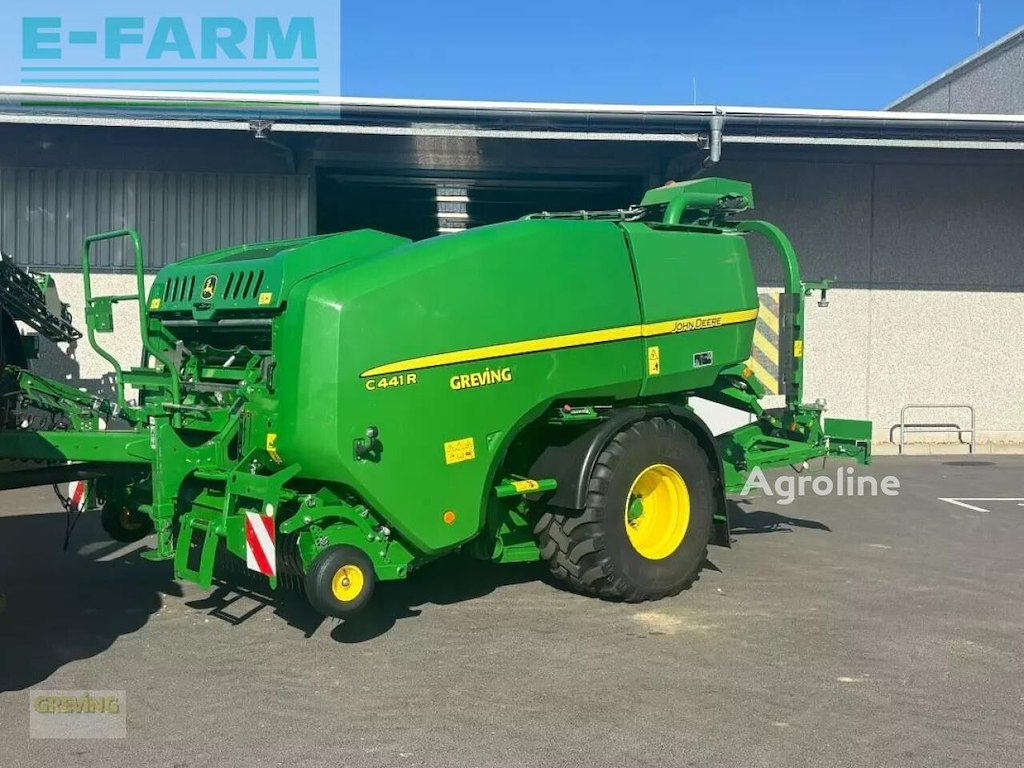 John Deere c 441r mit folienbindung balirka za četvrtaste bale