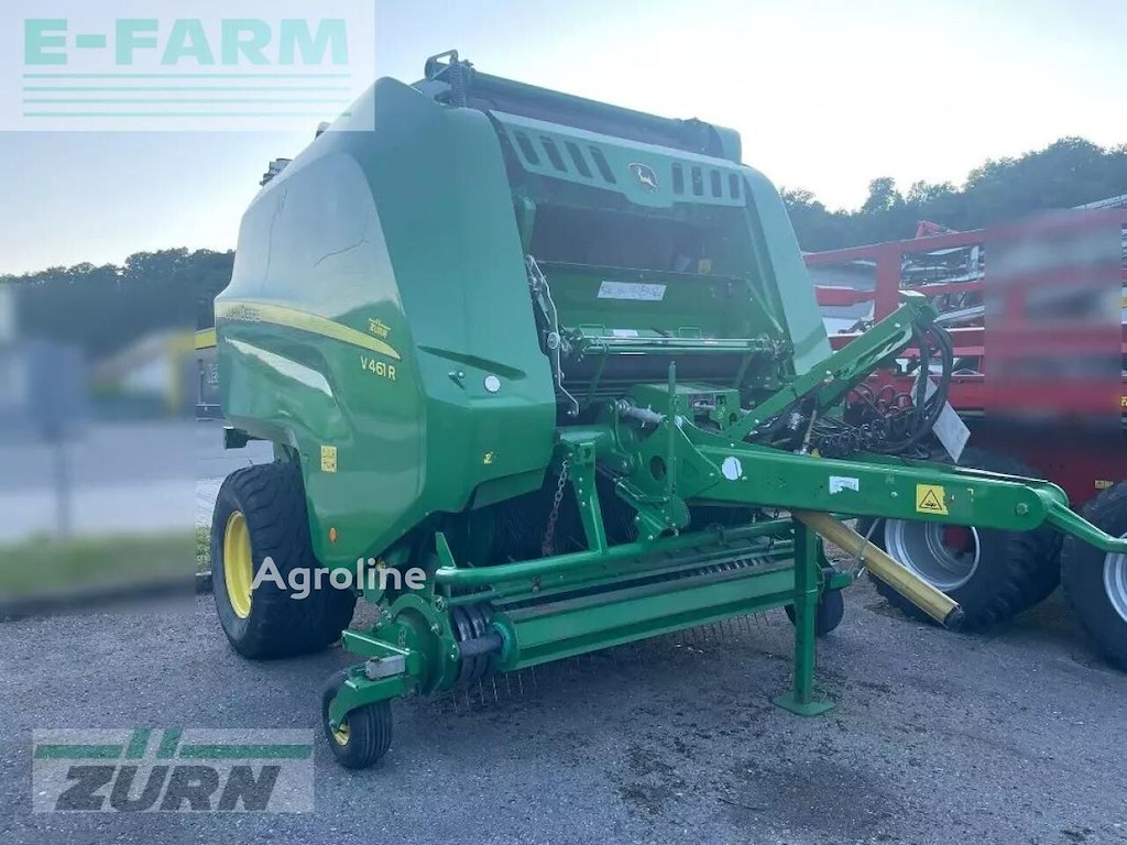 John Deere v461r isobus balirka za četvrtaste bale