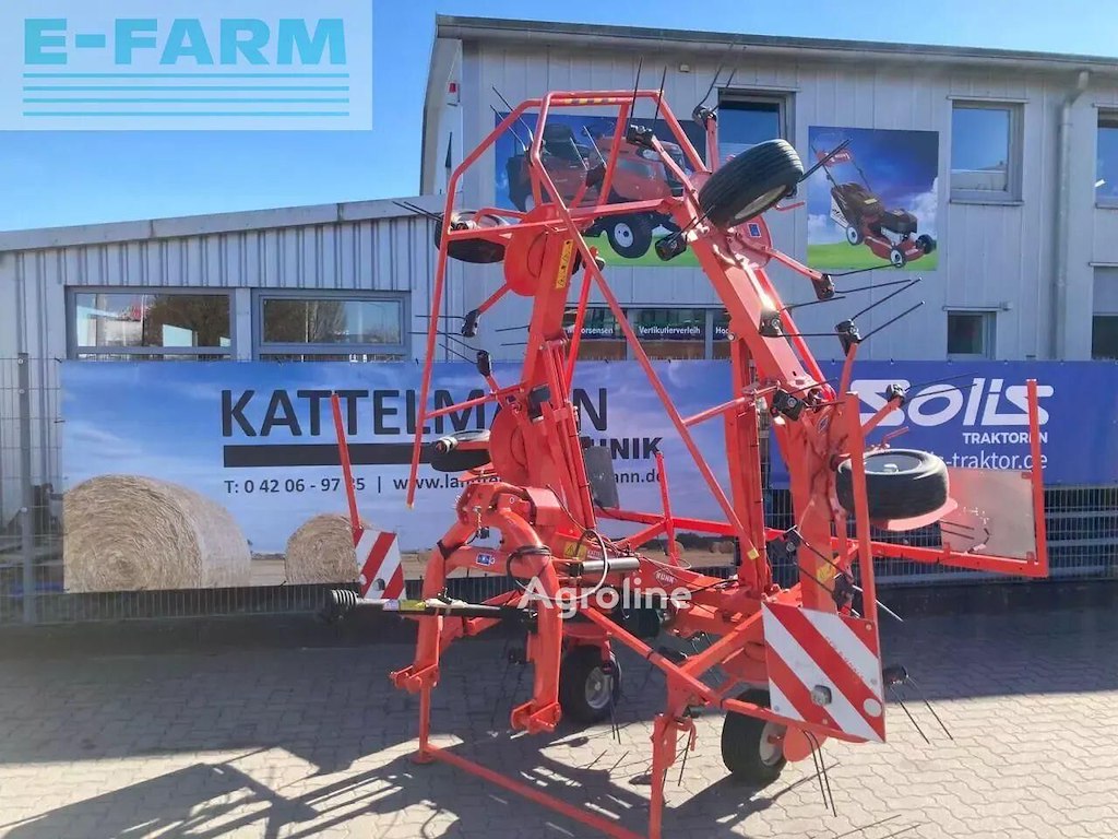 Kuhn gf 6502 ersteinsatz 2023 prevrtač sena