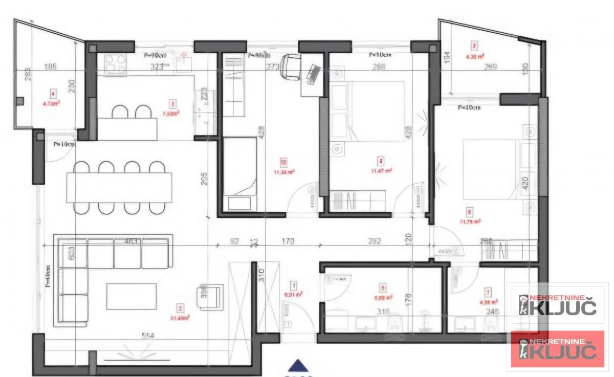 SREMSKA KAMENICA, 98m2, Četvorosoban sa pdv, Izgradnja, Renomiran investitor