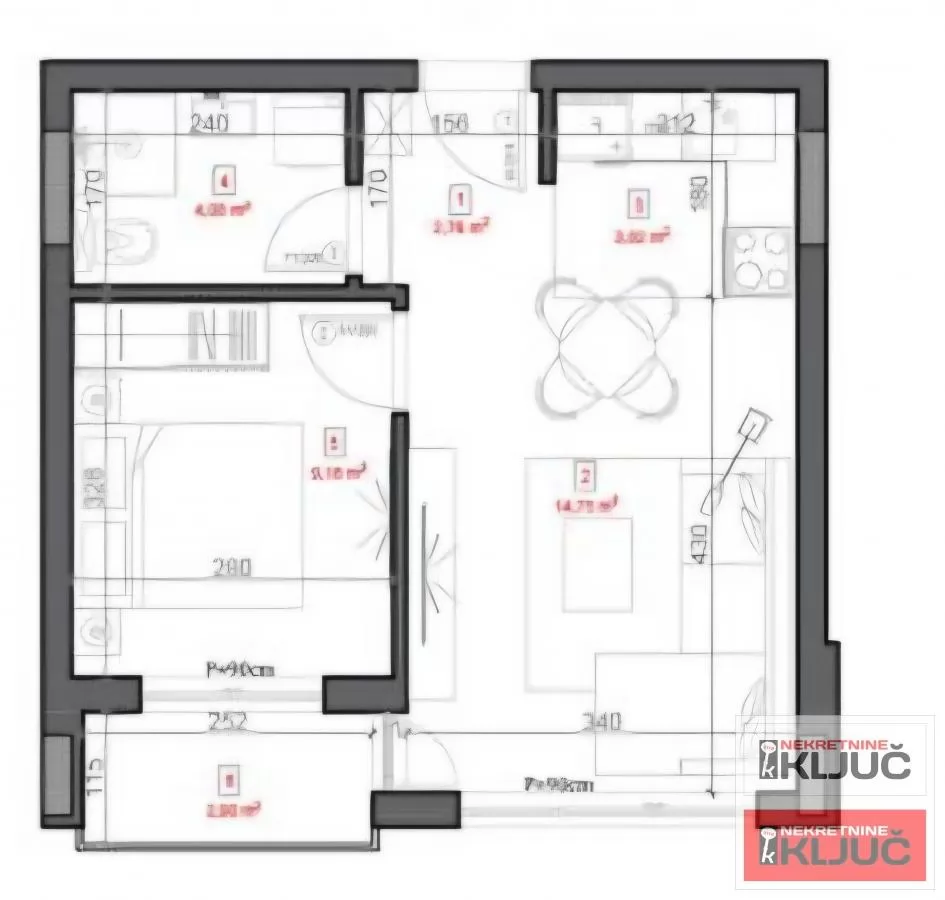 SREMSKA KAMENICA, 36m2, Dvosoban sa pdv, Izgradnja, Renomiran investitor