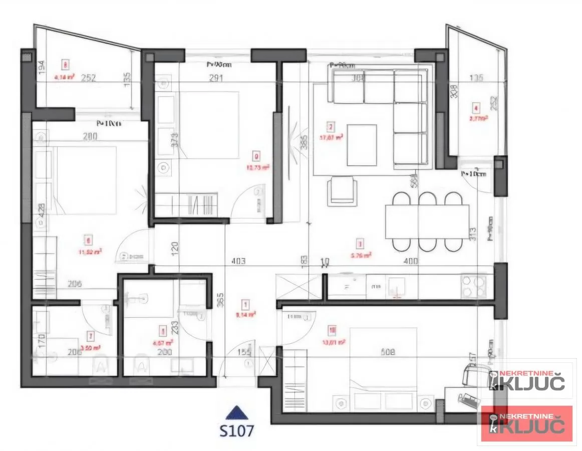 SREMSKA KAMENICA, 82m2, Četvorosoban sa pdv, Izgradnja, Renomiran investitor