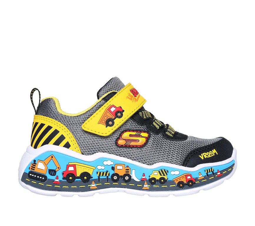 Skechers Patike za dečake Play Scene, 407312N-BKYL, Sive