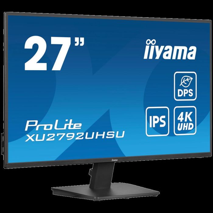 27" IPS-panel, 3840x2160 UHD, 4ms, 300cd/m2, DVI, HDMI, DisplayPort, Speakers, USB 2x3.2