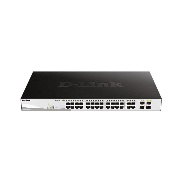 D-Link 28 Gbps Smart Managed PoE Switch 4xSFP DGS-1210-28P