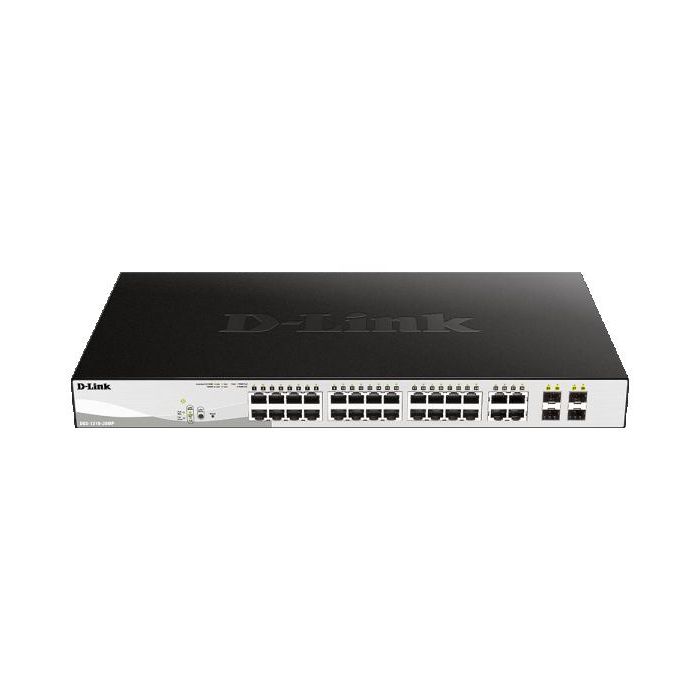 LAN Switch D-Link DGS-1210-28P/E PoE 10/100Mbps 24 PoE port + 4 SFP