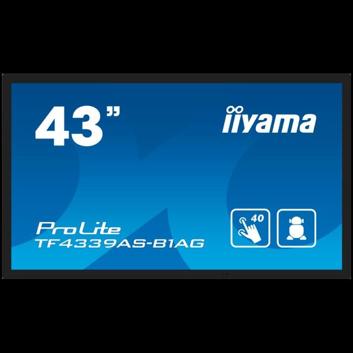 IIYAMA Prolite TF4339AS-B1AG Business Monitor - 108 cm (42.5"), 4K UHD (3840x2160), IPS LED, 60Hz, 8ms, 500 cd/m2