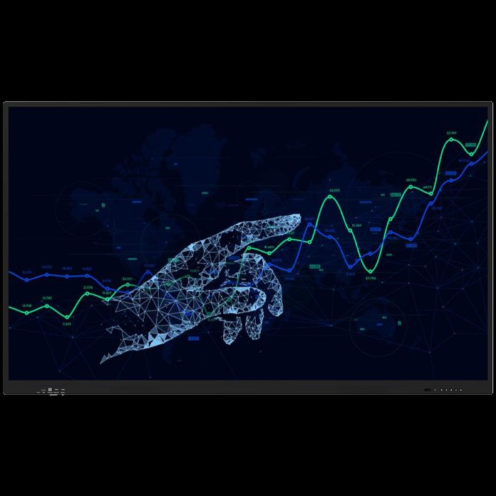 PRESTIGIO SOLUTIONS Multiboard 86" Light Series UHD 4K, Android 8, Wi-Fi, 20TP, touch pen