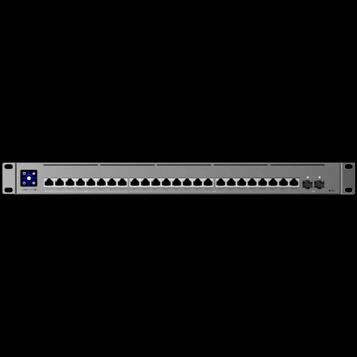 Ubiquiti Layer 3 Etherlighting USW-Pro-XG-24-PoE-EU (16) 10 GbE, (8) 2.5 GbE, and (2) 25G SFP28 ports