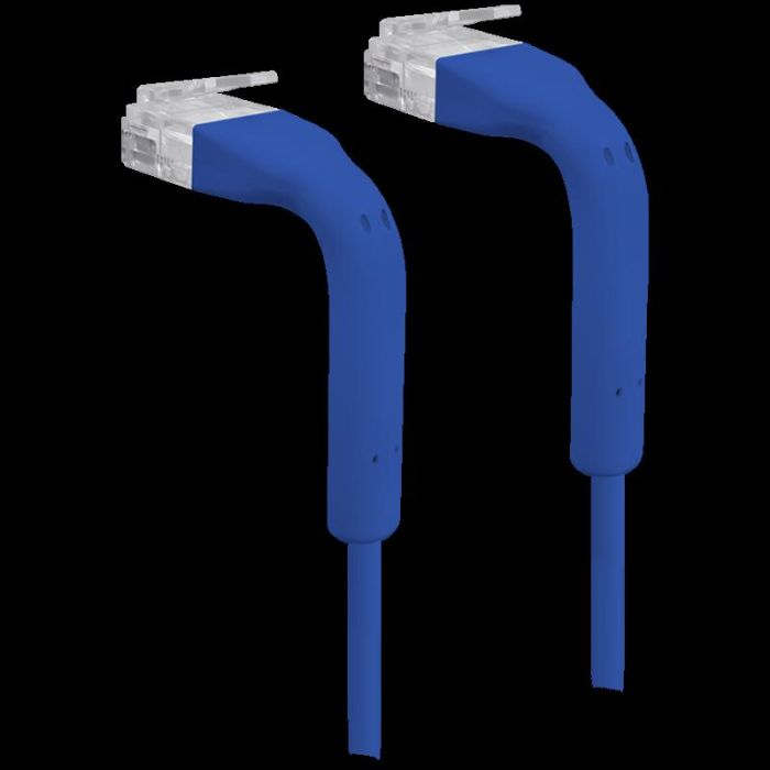 Ubiquiti UniFi Patch Cable U-Cable-Patch-8M-RJ45-BL Ultra-thin patch cable with bendable boots designed for installation flexibility, 3 mm outer diameter, 8m, Blue