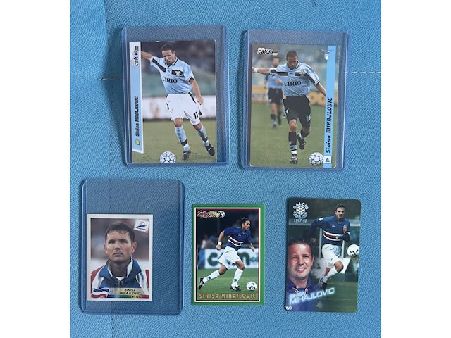 Siniša Mihajlović - 5 slicica/kartica